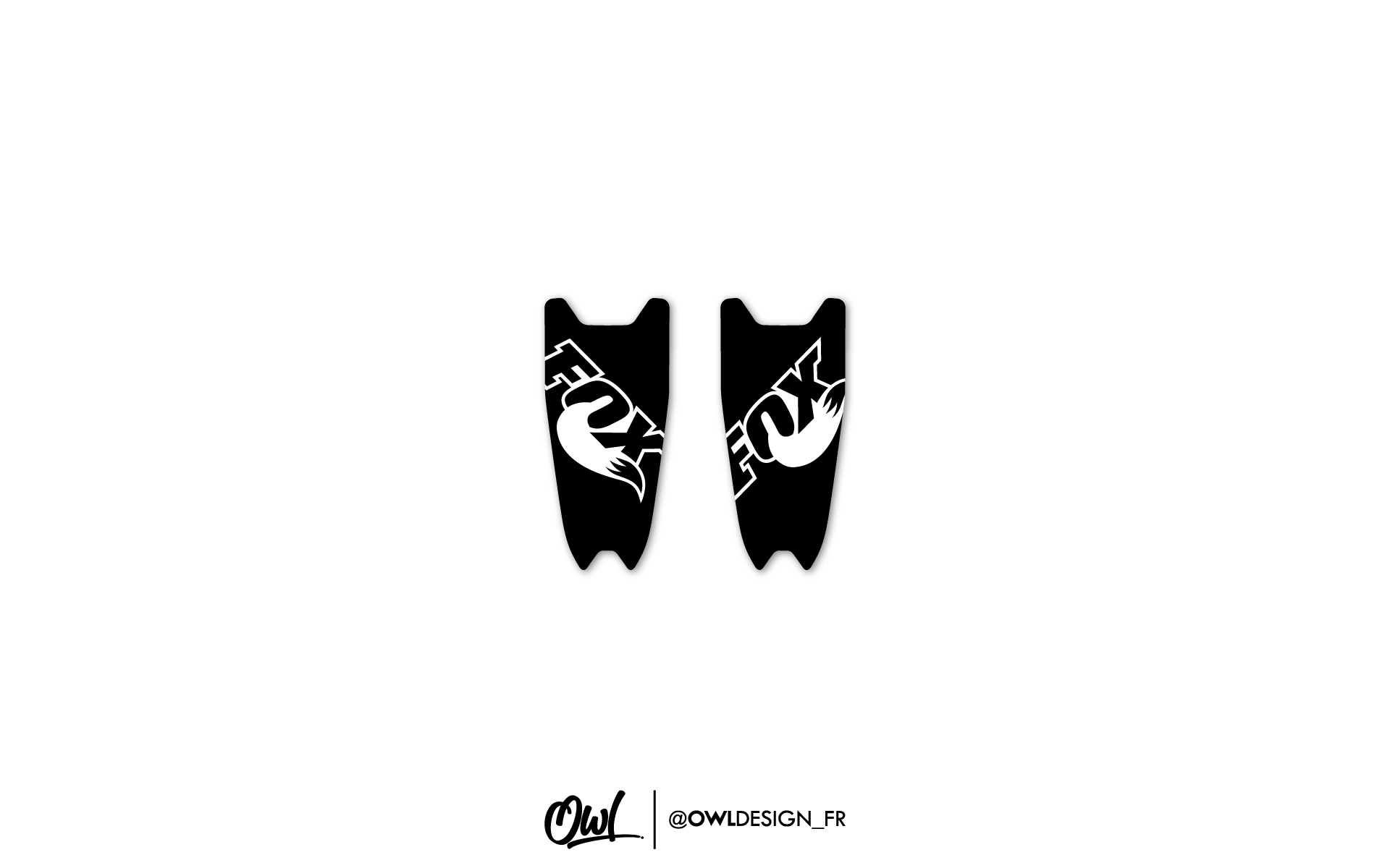Stickers Suspension Fox - Owl Design Motorsport